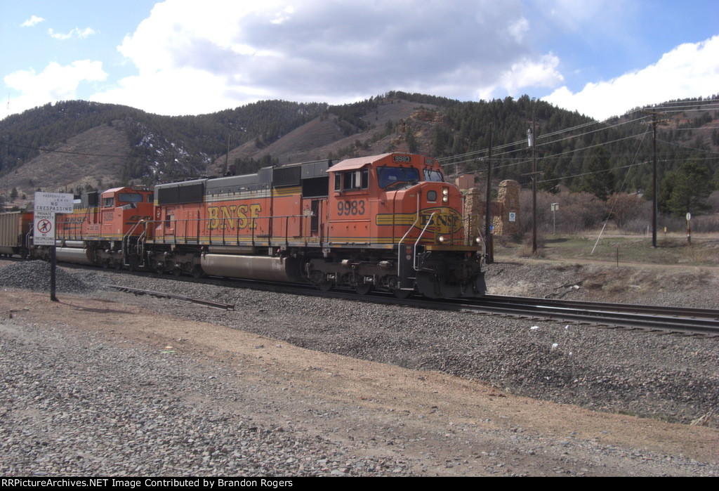 BNSF 9983 Northbound Coal